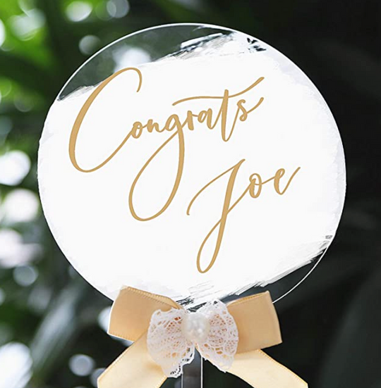 Custom Cake Sign | The Evercake NYC